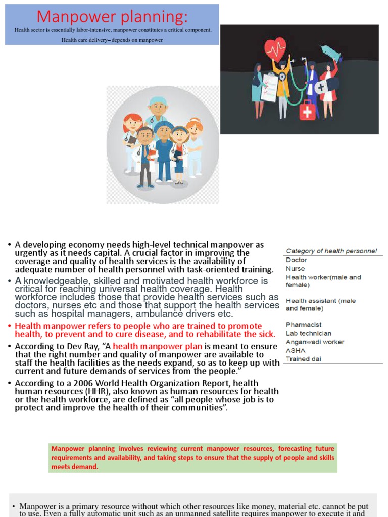 Manpower Planning | PDF | Human Resources | Health Human Resources