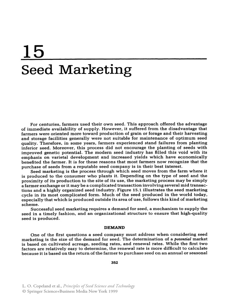 Seed Marketing | PDF | Marketing | Seed