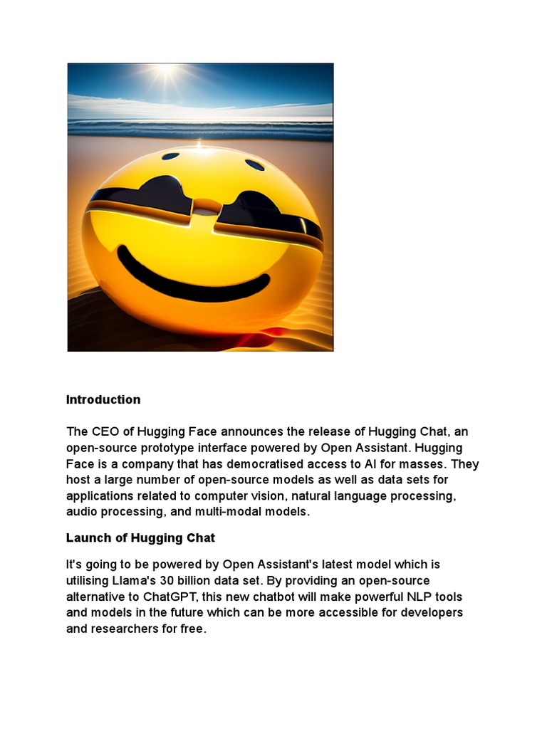 HuggingChat: The New Open-Source Chatbot Challenging ChatGPT | PDF ...