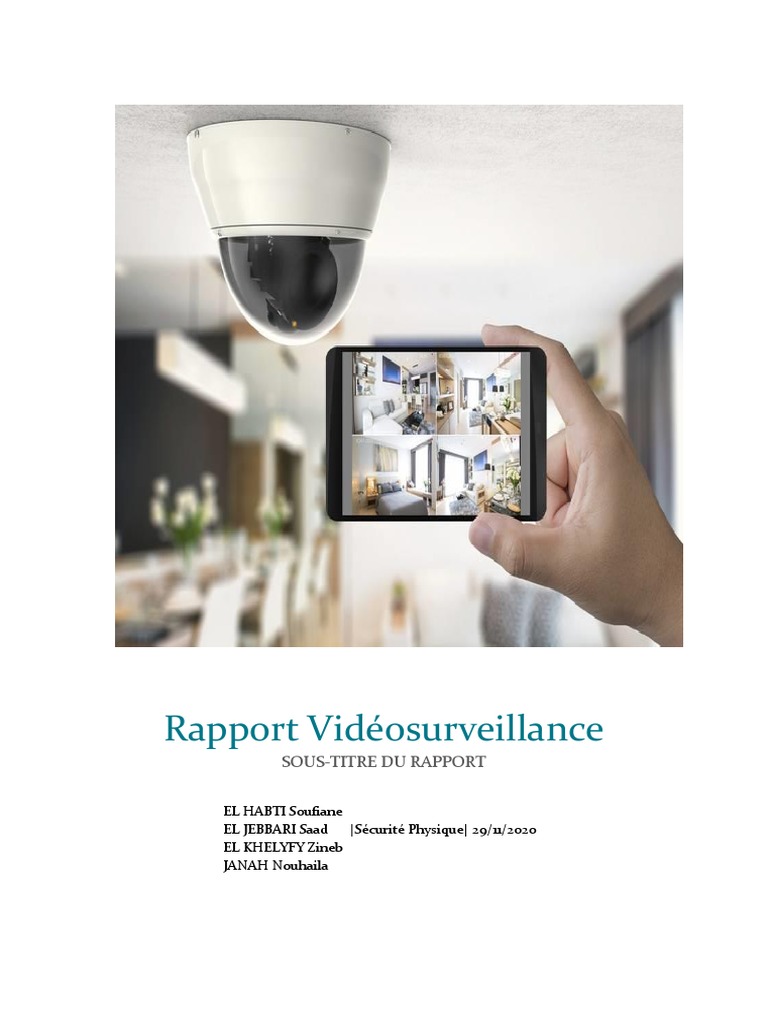 Rapport sur la Vidéosurveillance à Casablanca | PDF | Télévision en ...