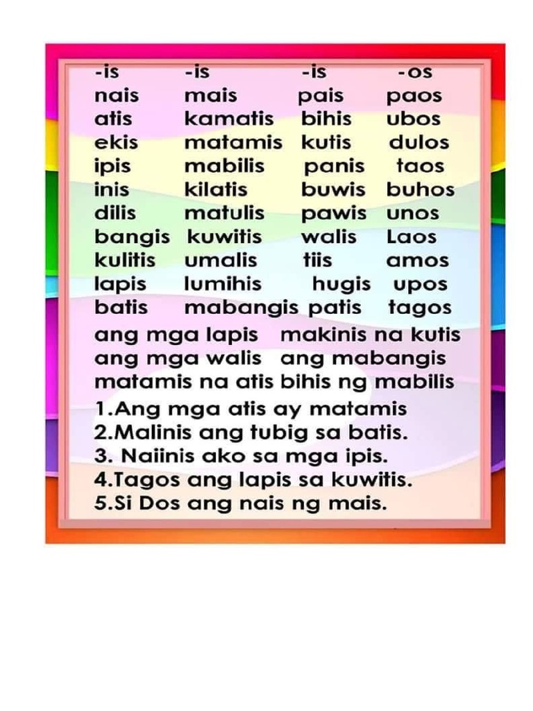 Tagalog Reading Materials | PDF