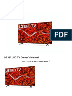 UT801C (ASIA, India) - Datasheet (Low) - LG Commercial TV - 240723 ...