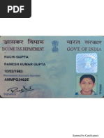 Pan Card Back Side | PDF