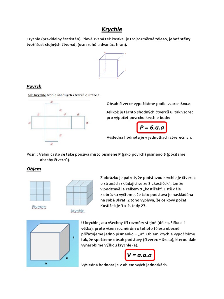 povrch-a-objem-krychle | PDF