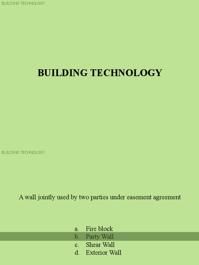 M1-P2 Building Technology | PDF | Concrete | Adhesive