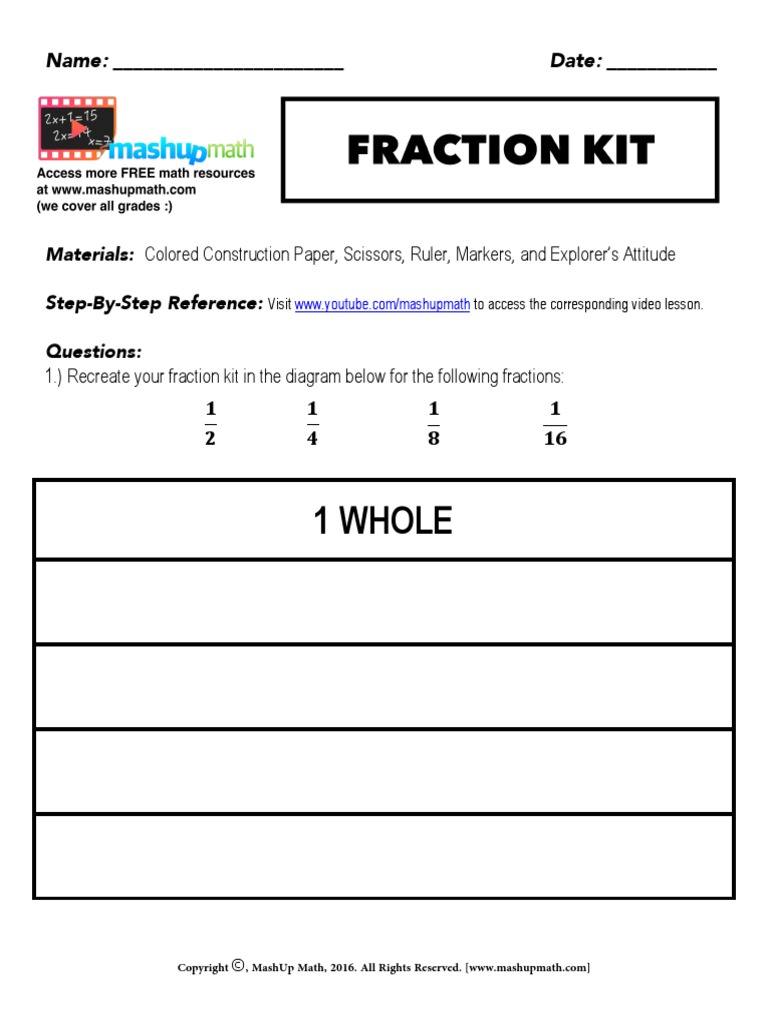 Fraction Kit | PDF