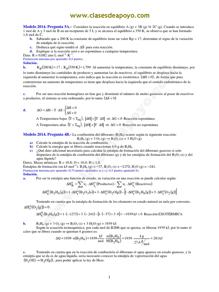 Wa00. | PDF | Energía libre de Gibbs | Entalpía