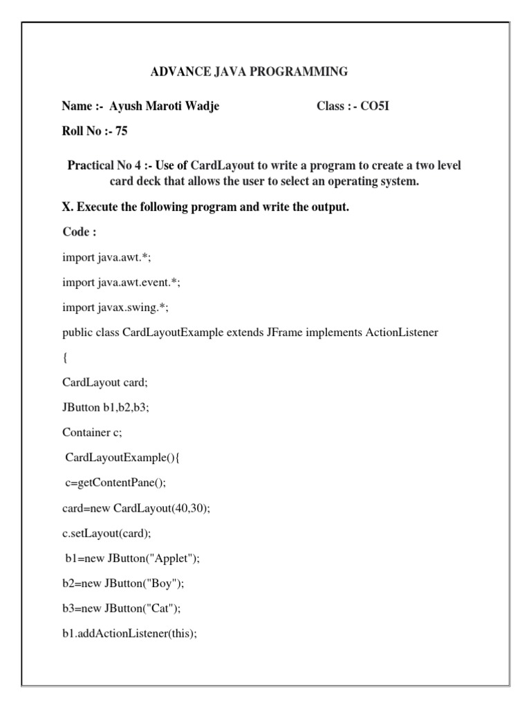 Ayush Practical No 4 | PDF | Teaching Methods & Materials | Technology & Engineering