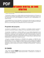 Contador CD4029: Funcionamiento y Datos | PDF | Ingenieria Eléctrica ...