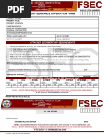 FSED 002 - Application Form FSIC REV 1 | PDF