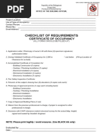 OBO - Building Permit Checklist | PDF | Notary Public