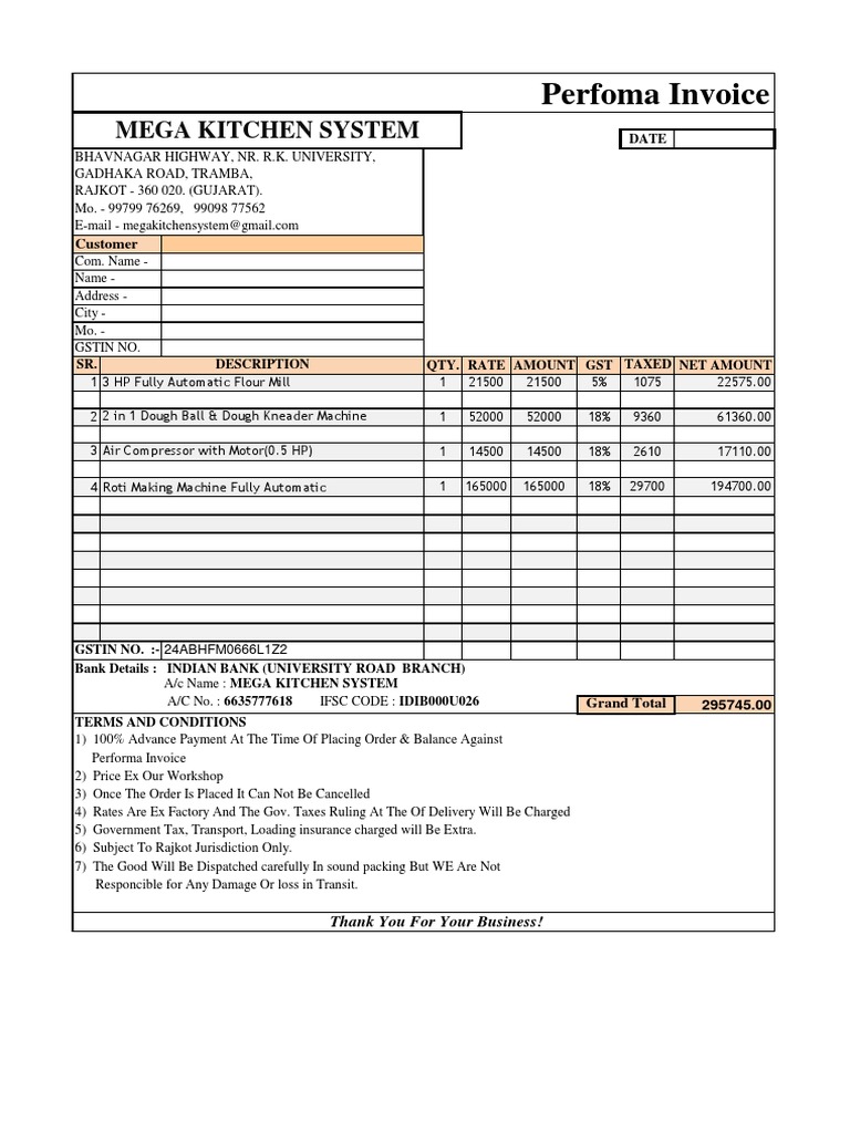 Roti Quotation | PDF