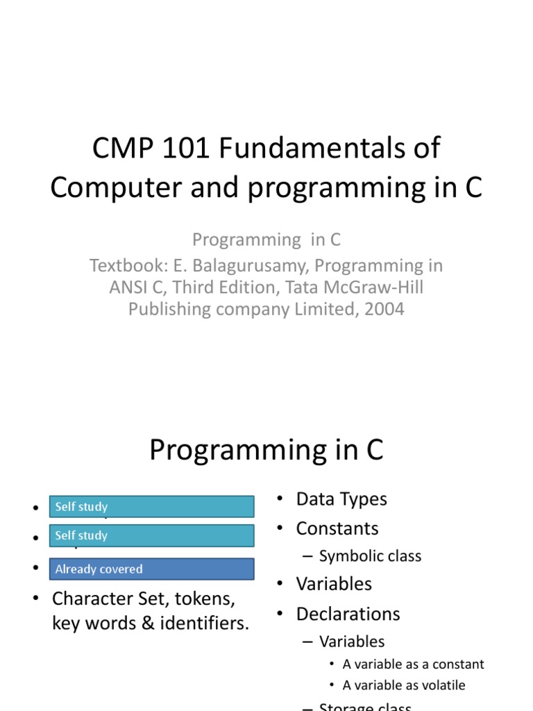 CMP 101 Set 14 Programming in C | PDF | Integer (Computer Science ... CMP 101 Set 14 Programming in C | PDF | Integer (Computer Science ...