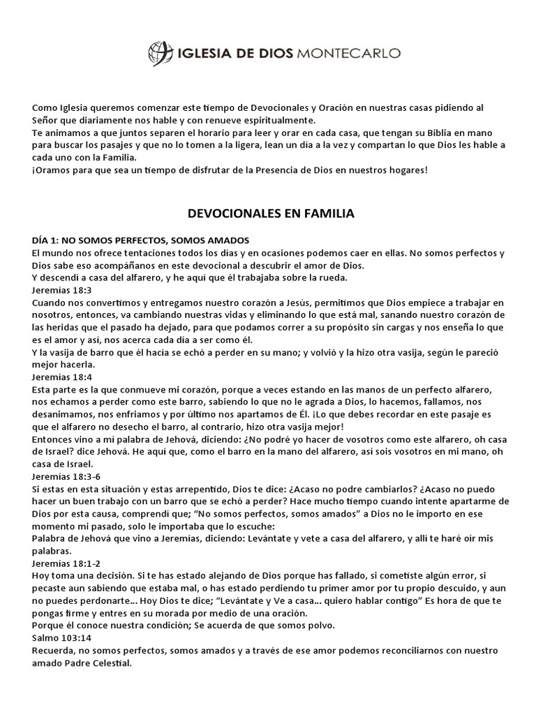 Devocionales familiares: Una guía para fortalecer la fe y la unión familiar a través de la ...