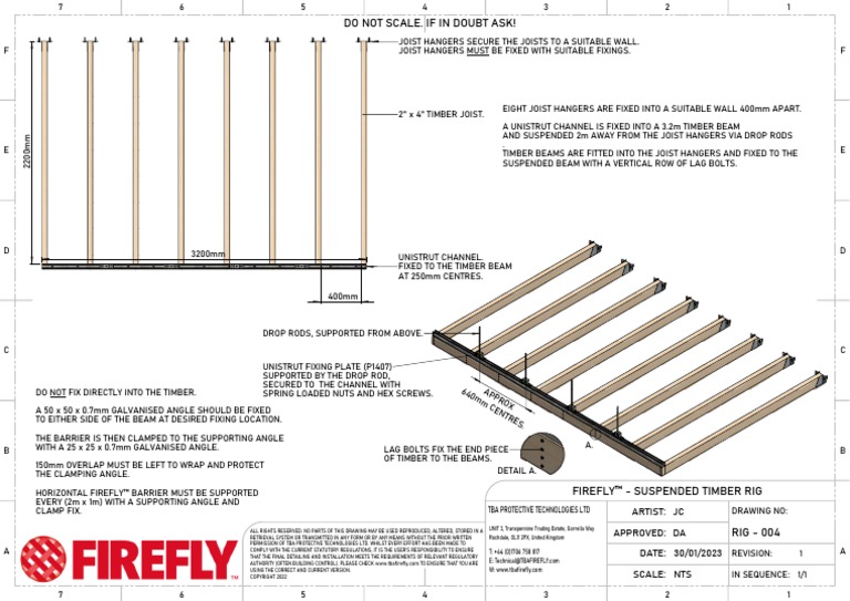 FIREFLY™ Timber Suspended Ceiling Rig | PDF | Screw | Building Engineering