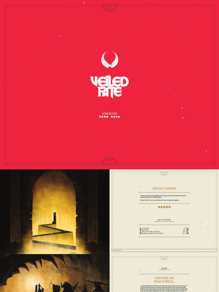 Veiled Fate Lore Book | PDF | Desert | Volcano