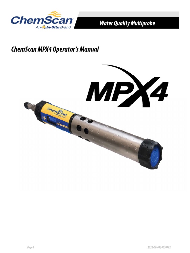 Chemscan MPX4 Operators Manual | PDF