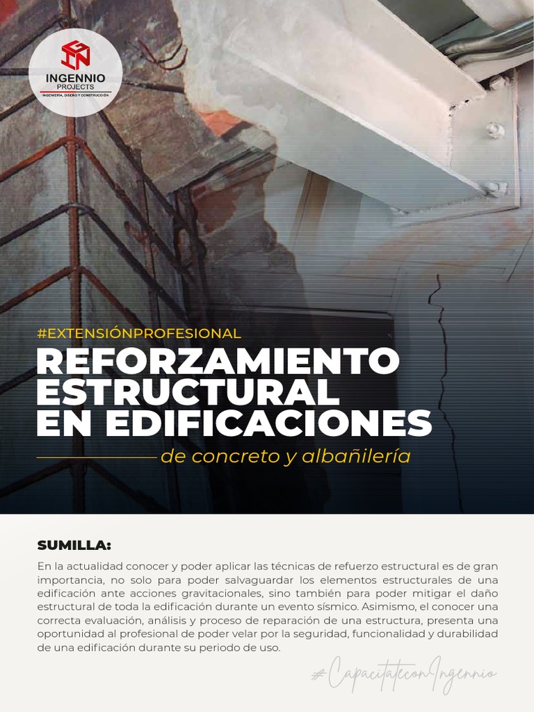 Reforzamiento Estructural de Edificaciones de Concreto y Albañileria ...