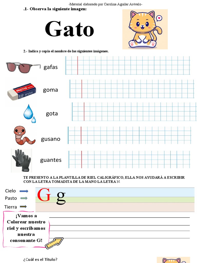 CLASE LETRA G | PDF | Comunicación humana | Lingüística