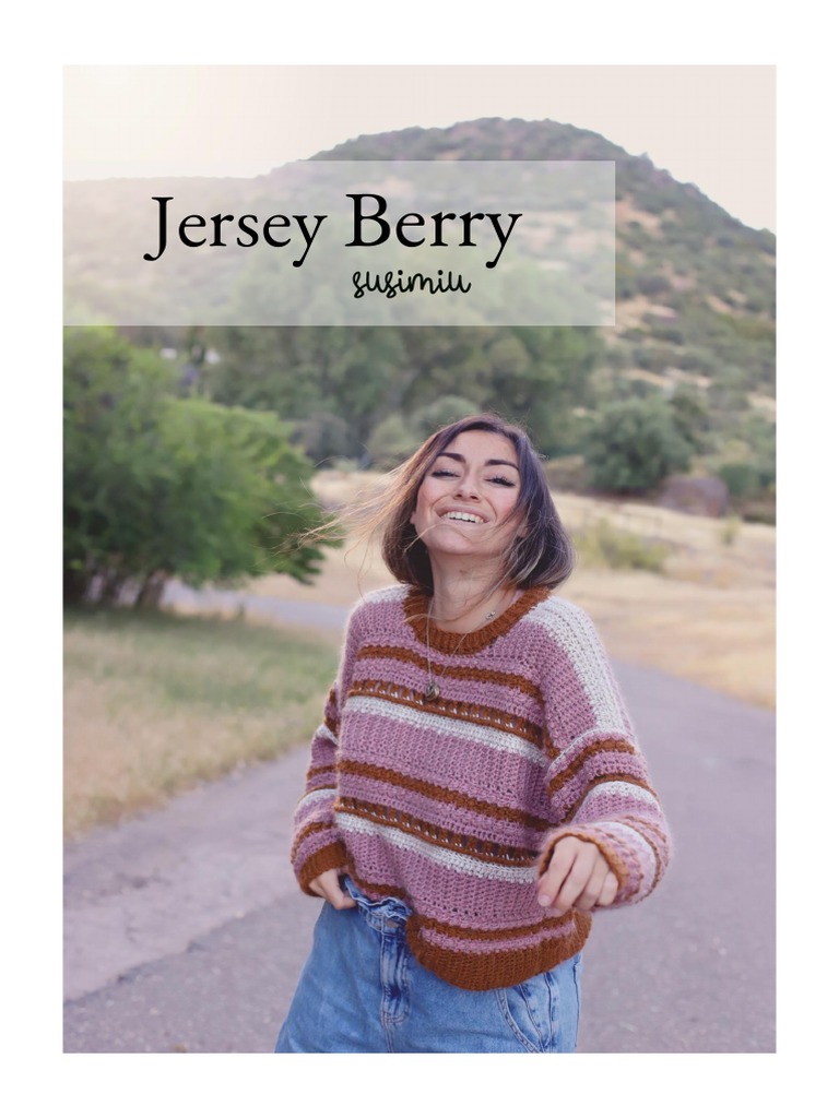 Jersey: Berry | PDF | Textiles
