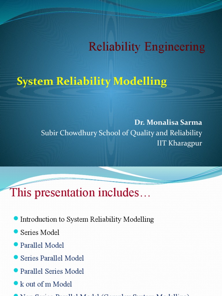 Lecture1 SystemReliabilityModelling | PDF | Reliability Engineering | System