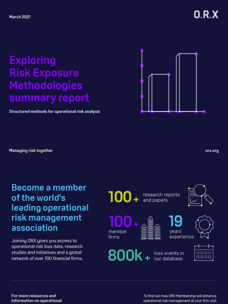 ORX Exploring Risk Exposure Methodologies 2020 Summary Report | PDF ... ORX Exploring Risk Exposure Methodologies 2020 Summary Report | PDF ...