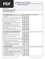 Workshop Checklist | PDF | Equipment | Safety