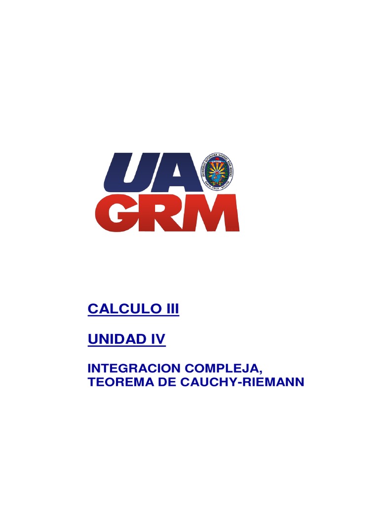 Integración Compleja y Teorema de Cauchy | PDF | Integral | Curva