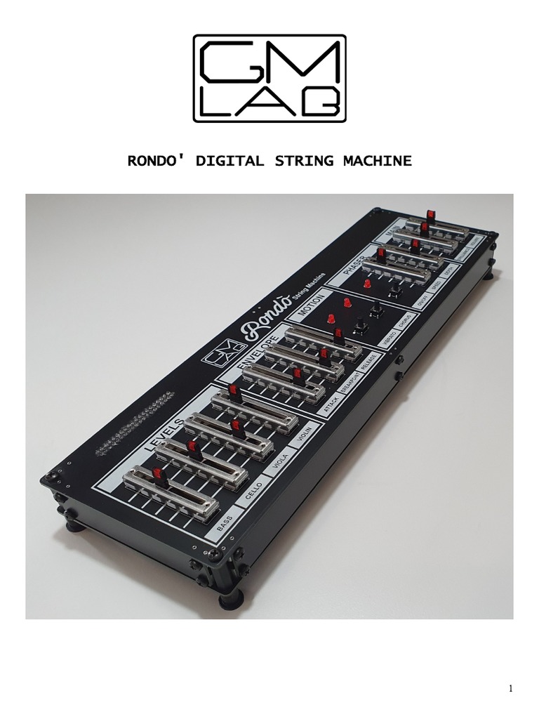 Stringing Together Sound: Assembly Instructions for the GMLab Rondò ...
