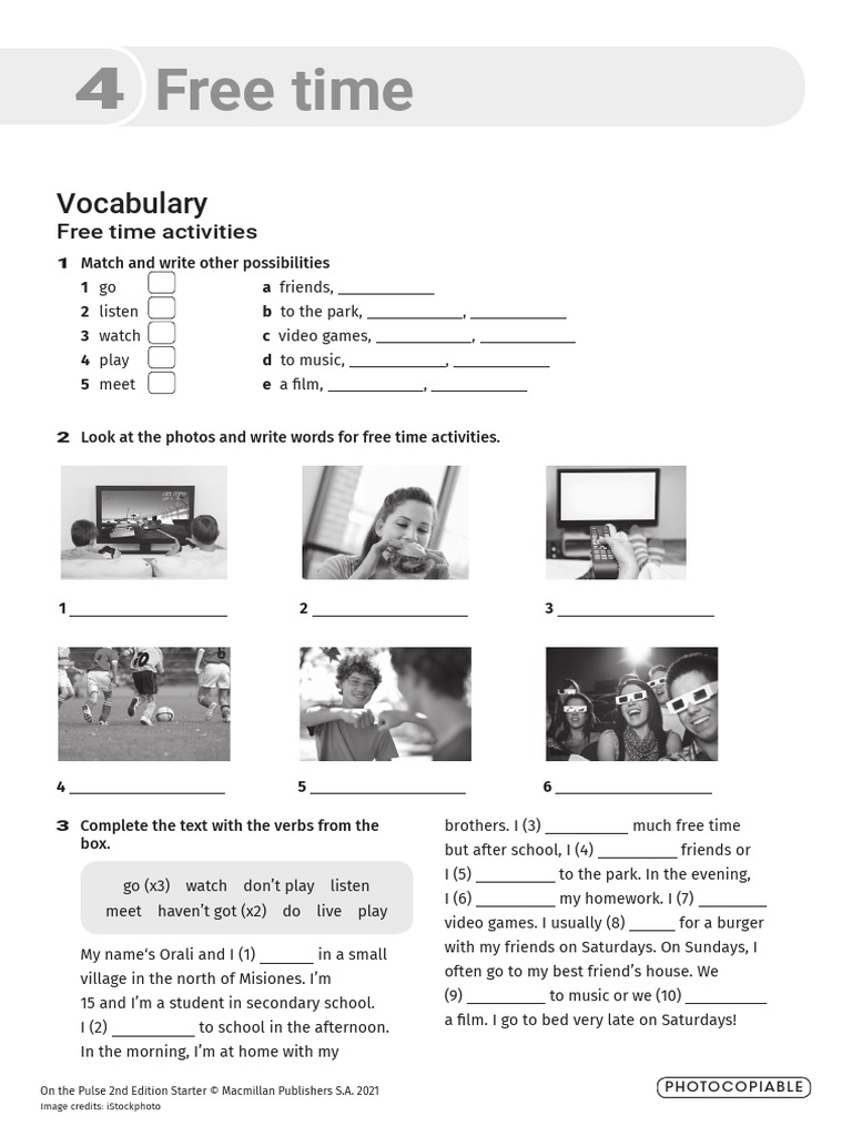 OTP2 Starter Extra-Practice-Wkshts U4 | PDF | Linguistics | Human Communication