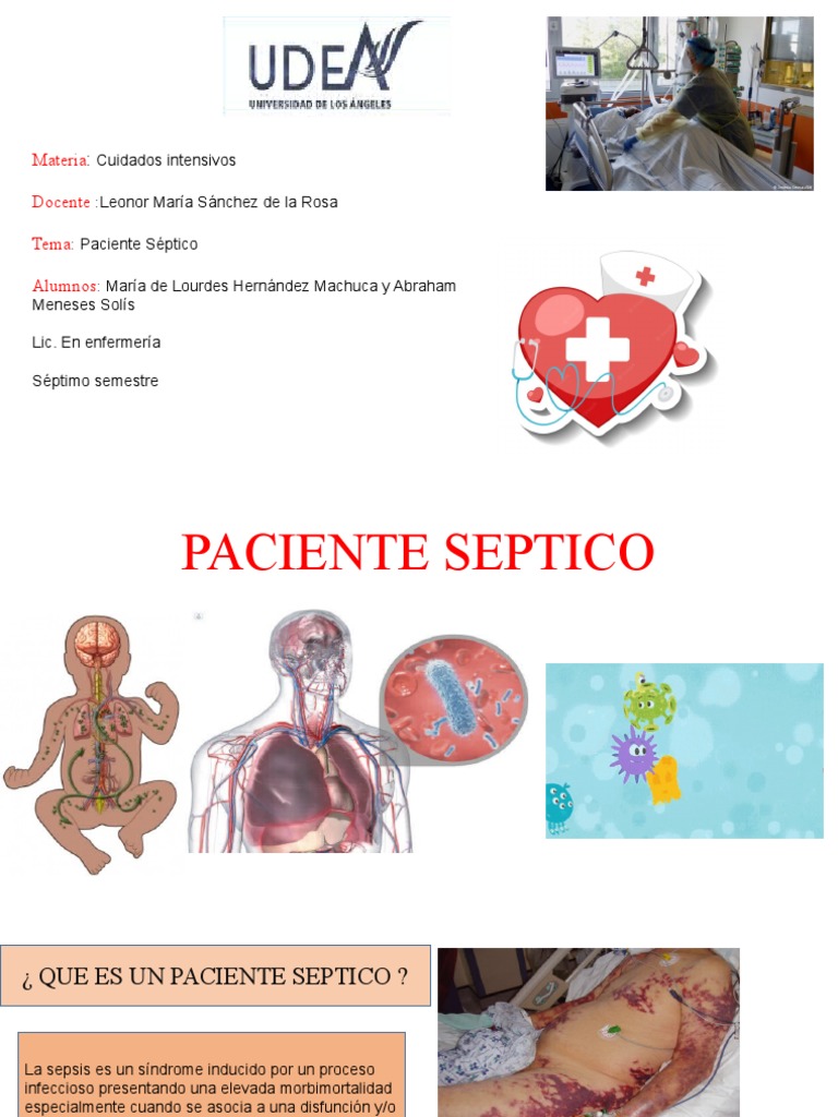 Paciente Septico | PDF | Septicemia | Microbiología