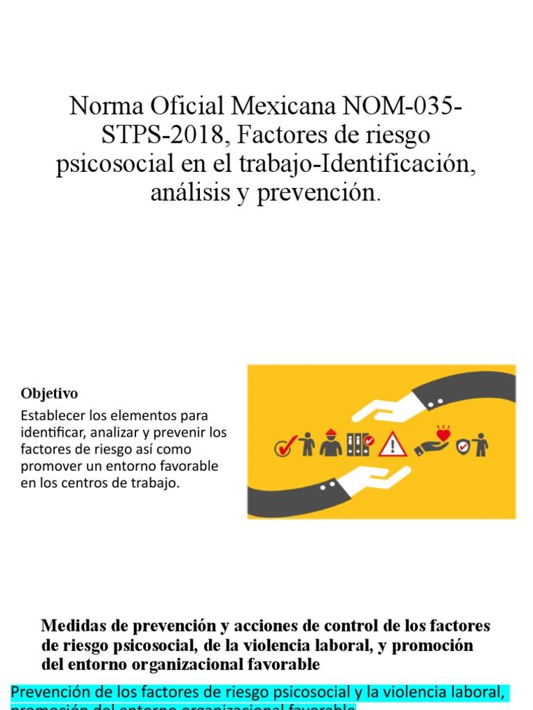 Norma 035 | PDF | Violencia | Seguridad y salud ocupacional