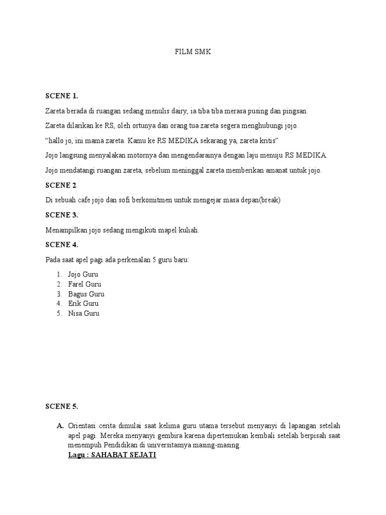Skrip Film | PDF