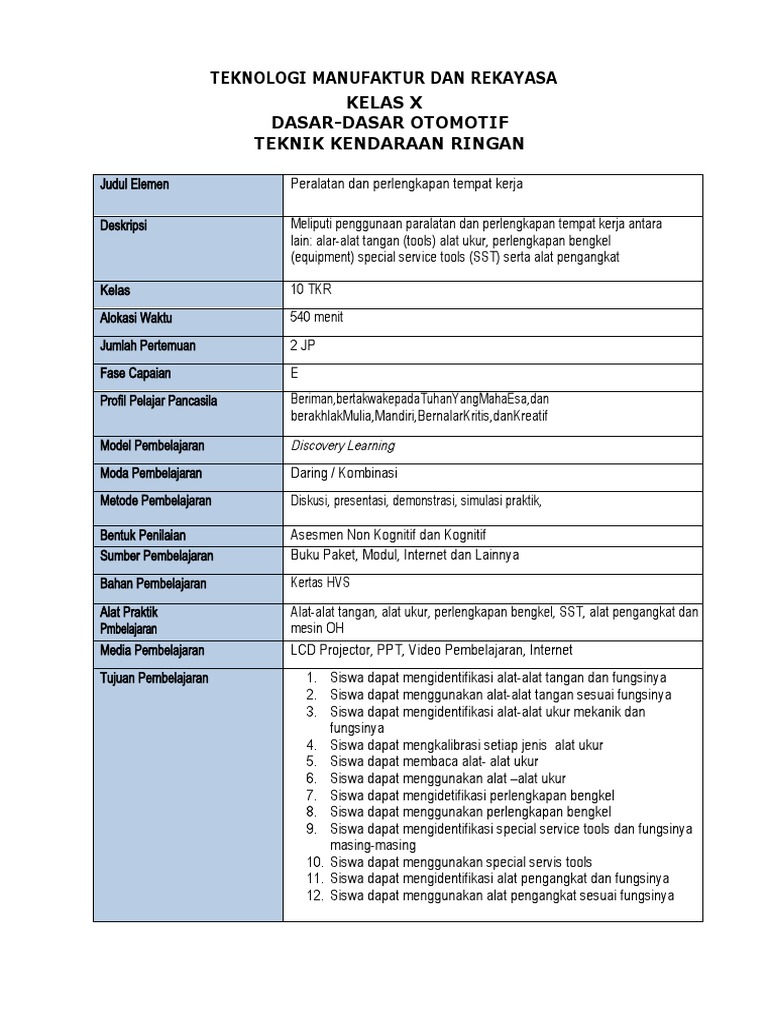 Tugas Modul Ajar | PDF