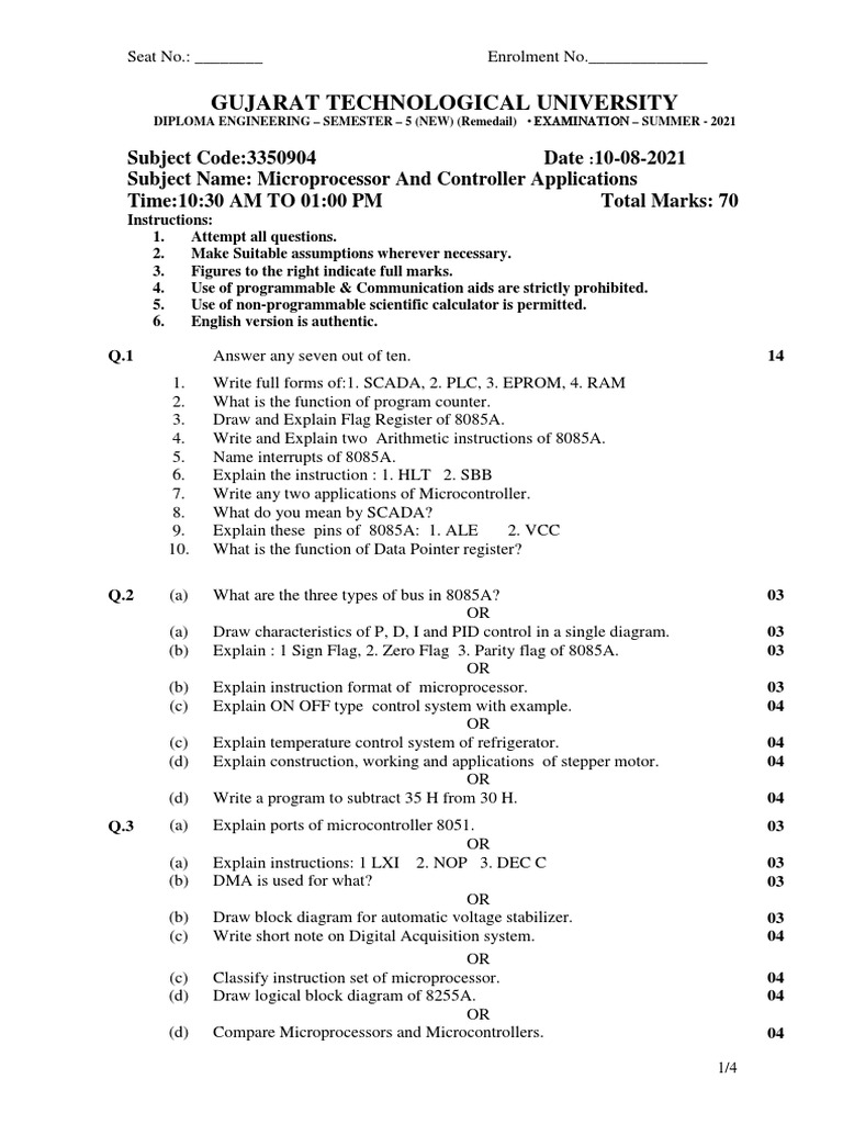 Gujarat Technological University: Diploma Engineering - Semester - 5 (New) (Remedail ...