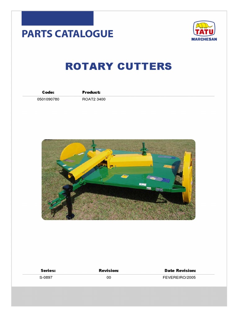 Rotary Cutters: Code: 0501090780 ROAT2 3400 Product | PDF | Axle ...