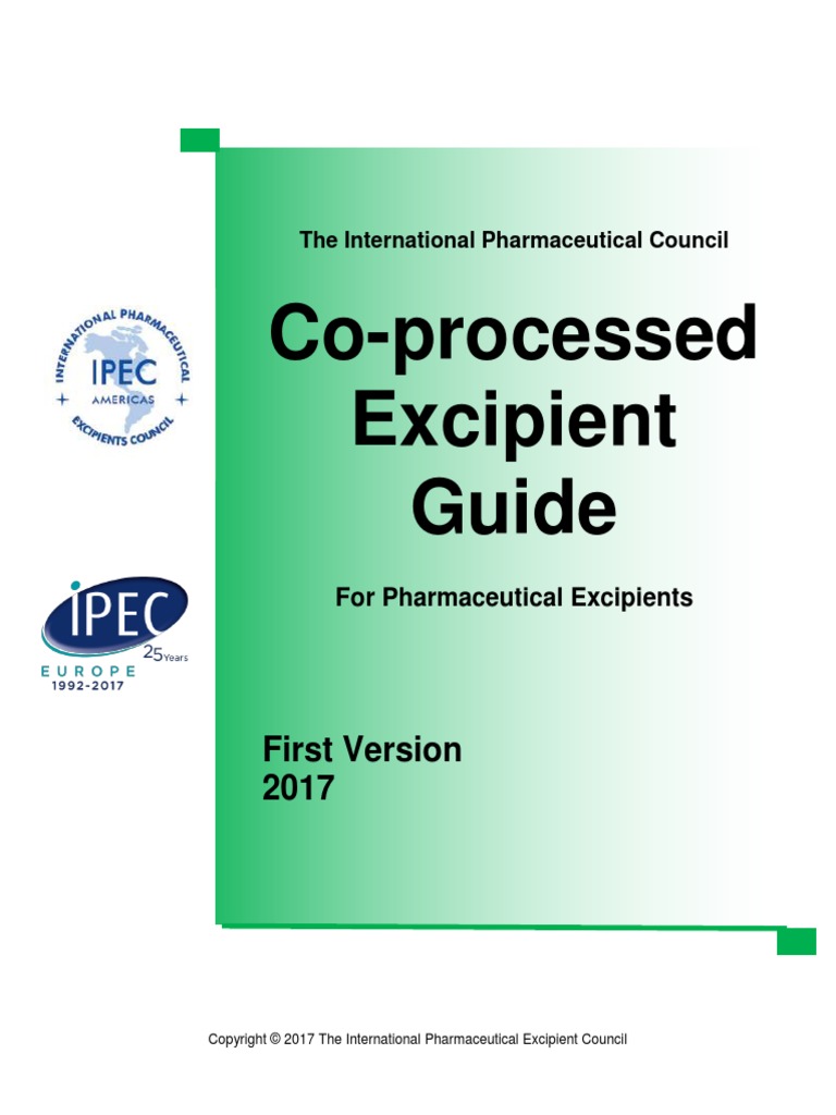2017 - IPEC Co-Processed Excipient-Guide-Final-For-Publication ...