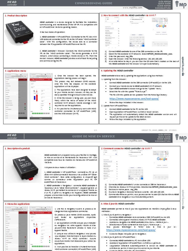 Head Controller Guia | PDF | Computing | Manufactured Goods