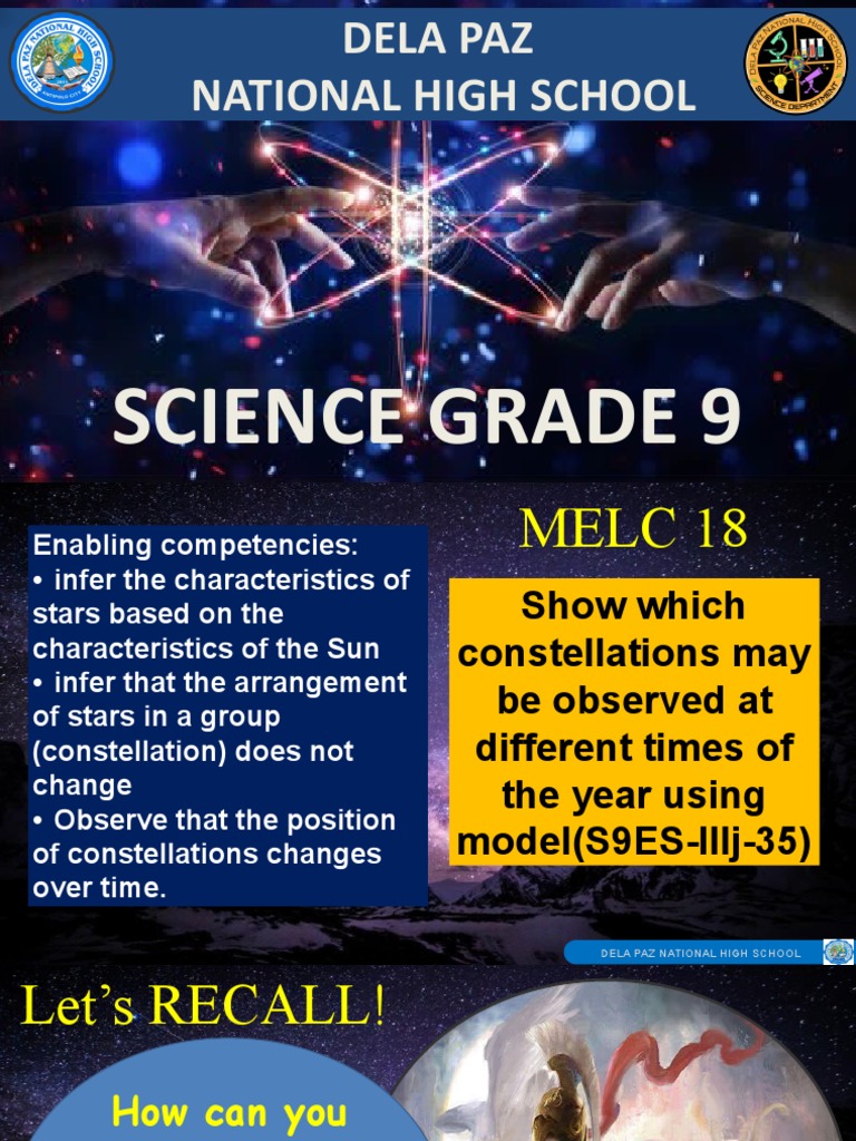 Science Grade 9 | PDF | Constellation | Zodiac