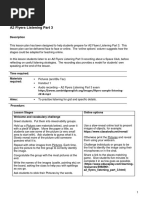 A1 Movers Speaking Part 4 - Answering Personal Questions | PDF ...