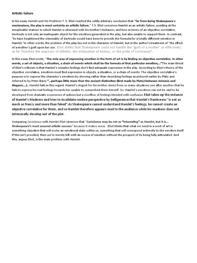 Artistic Failure Final 1 | PDF | Psychology | Cognitive Science