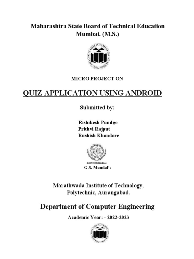 Mad Micrprjct | PDF | Mobile App | Android (Operating System)