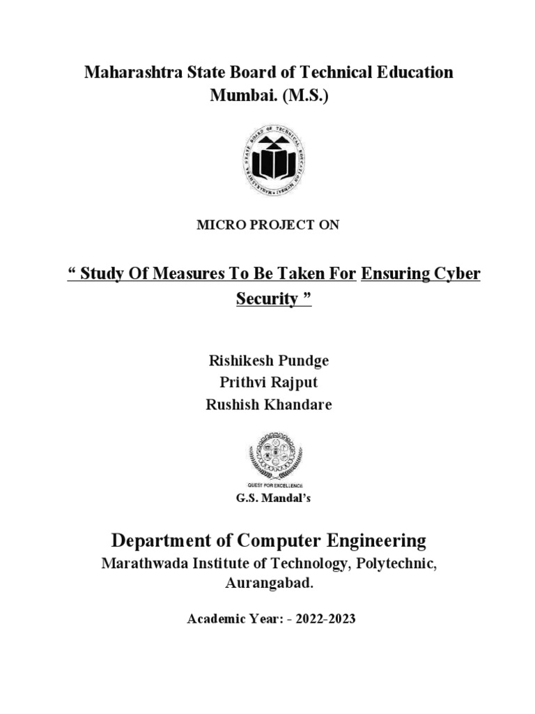 MGT Micrprjct | PDF | Security | Computer Security