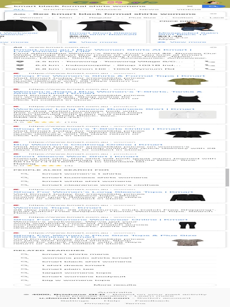 Kmart Black Formal Shirts Womens | PDF | Shirt | Dress