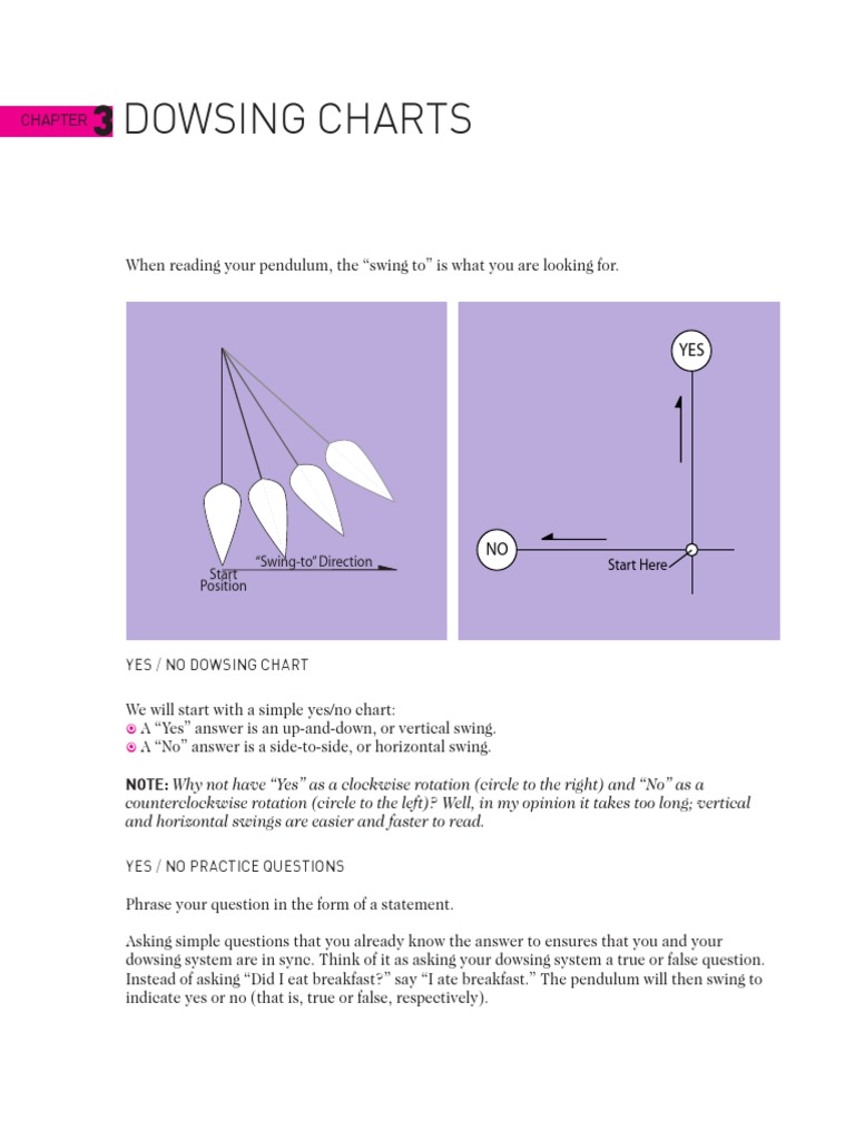 Beginner's Guide to Dowsing Charts | PDF