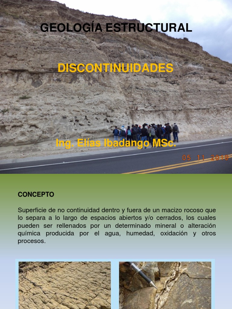 DISCONTINUIDADES | PDF | Estrato | Roca (geología)