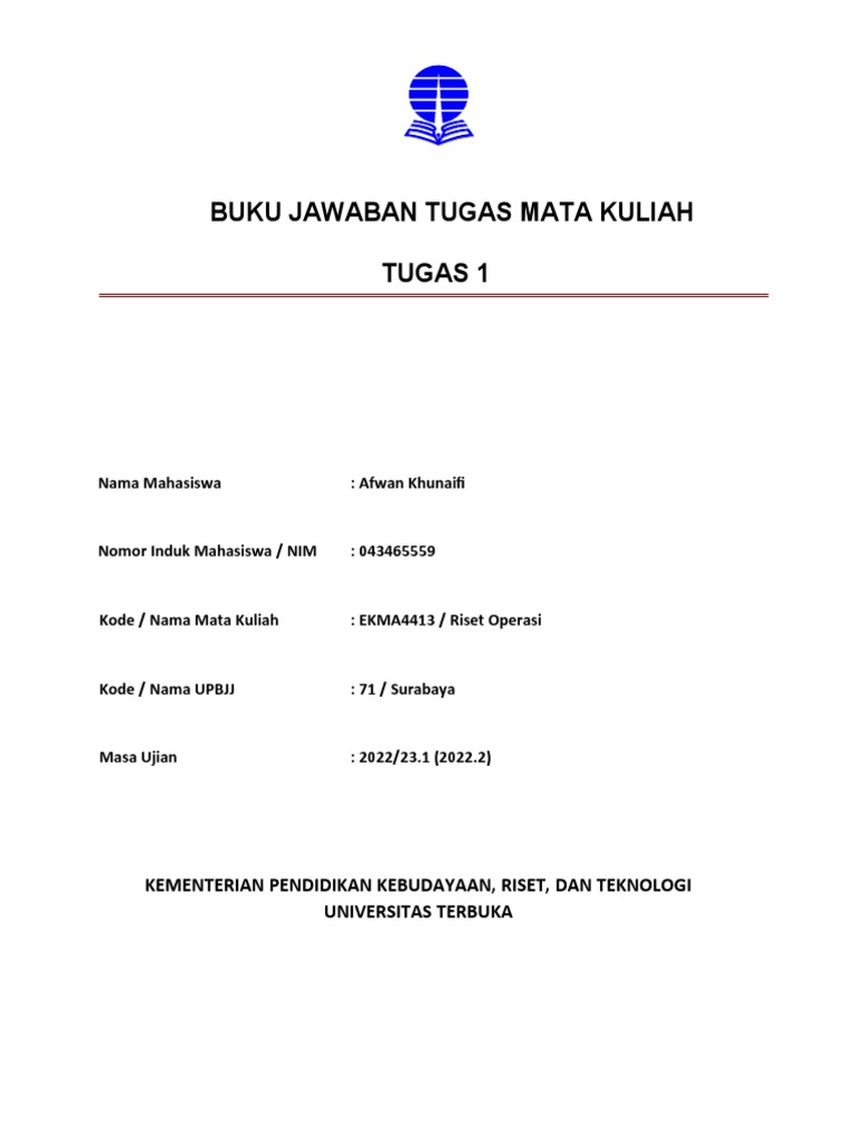 Analisis Biaya dan Probabilitas Riset Operasi | PDF