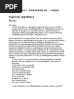 Pagsusuri NG Pelikula | PDF