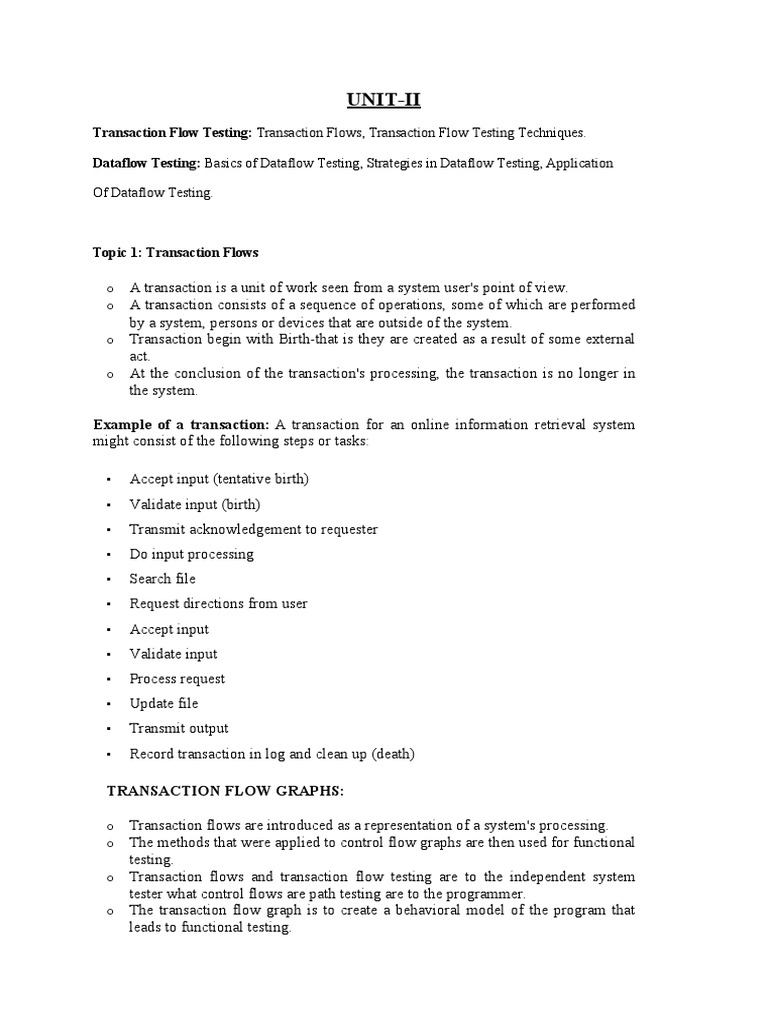 Software Testing Methodologies Unit 2 Pdf Pointer Computer