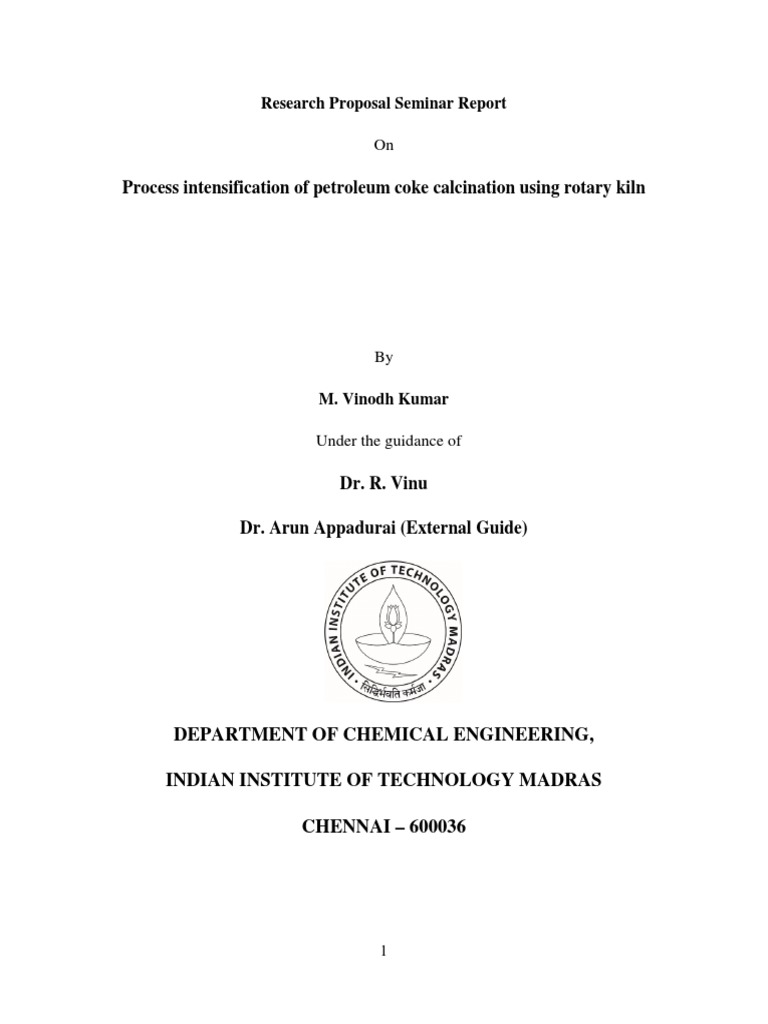 Process Intensification of Petroleum Coke Calcination Using Rotary Kiln ...
